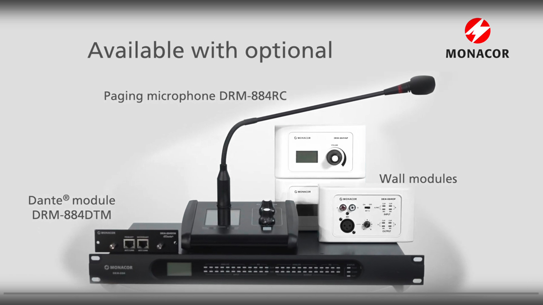 Monacor: Audio-Matrix-System DRM-884 › ProMediaNews