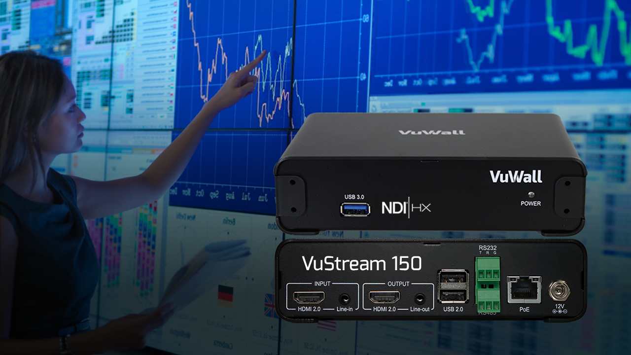 Vu Wall präsentiert die Vu Stream 150 Encoder/Decoder Appliance › ProMediaNews