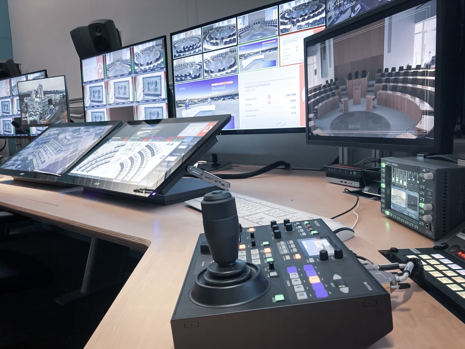 SWR setzt auf Ross LCS für das Landtagsstudio Rheinland-Pfalz ...