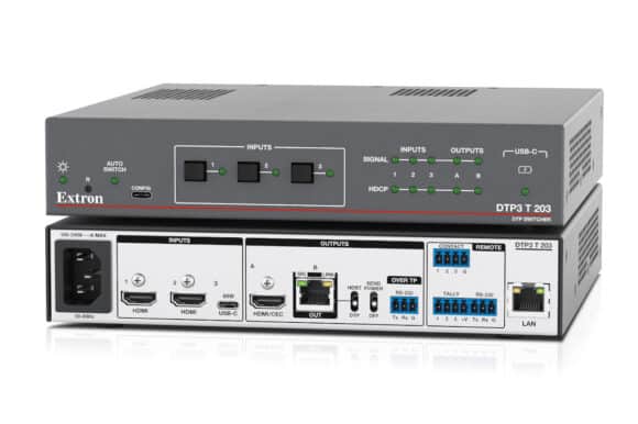 Extron DTP3-Sender mit USB-C-Ladefunktion jetzt verfügbar › ProMediaNews