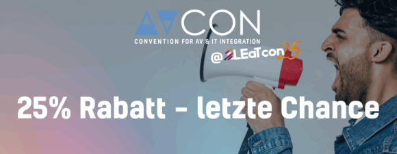 Dein Ticket für die AVcon 25 mit 25% Rabatt! › ProMediaNews